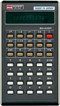 Sharp EL-500 ELSIMATE | IT History Society